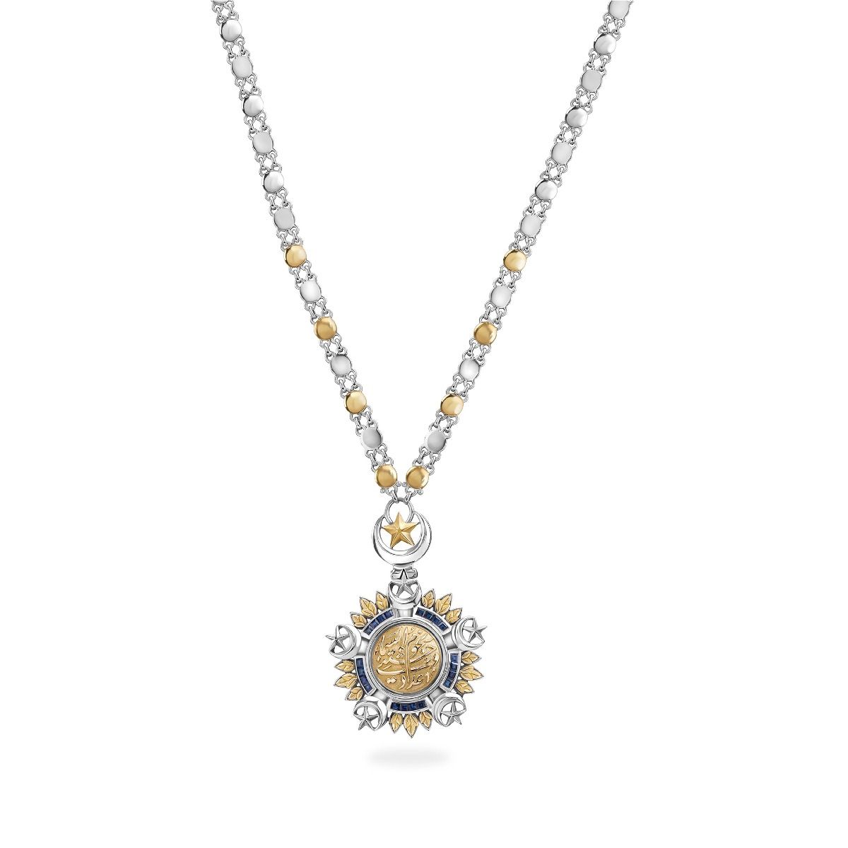 Souad Mohamed Necklace by Azza Fahmy - Gold|Sterling Silver - Designer ...